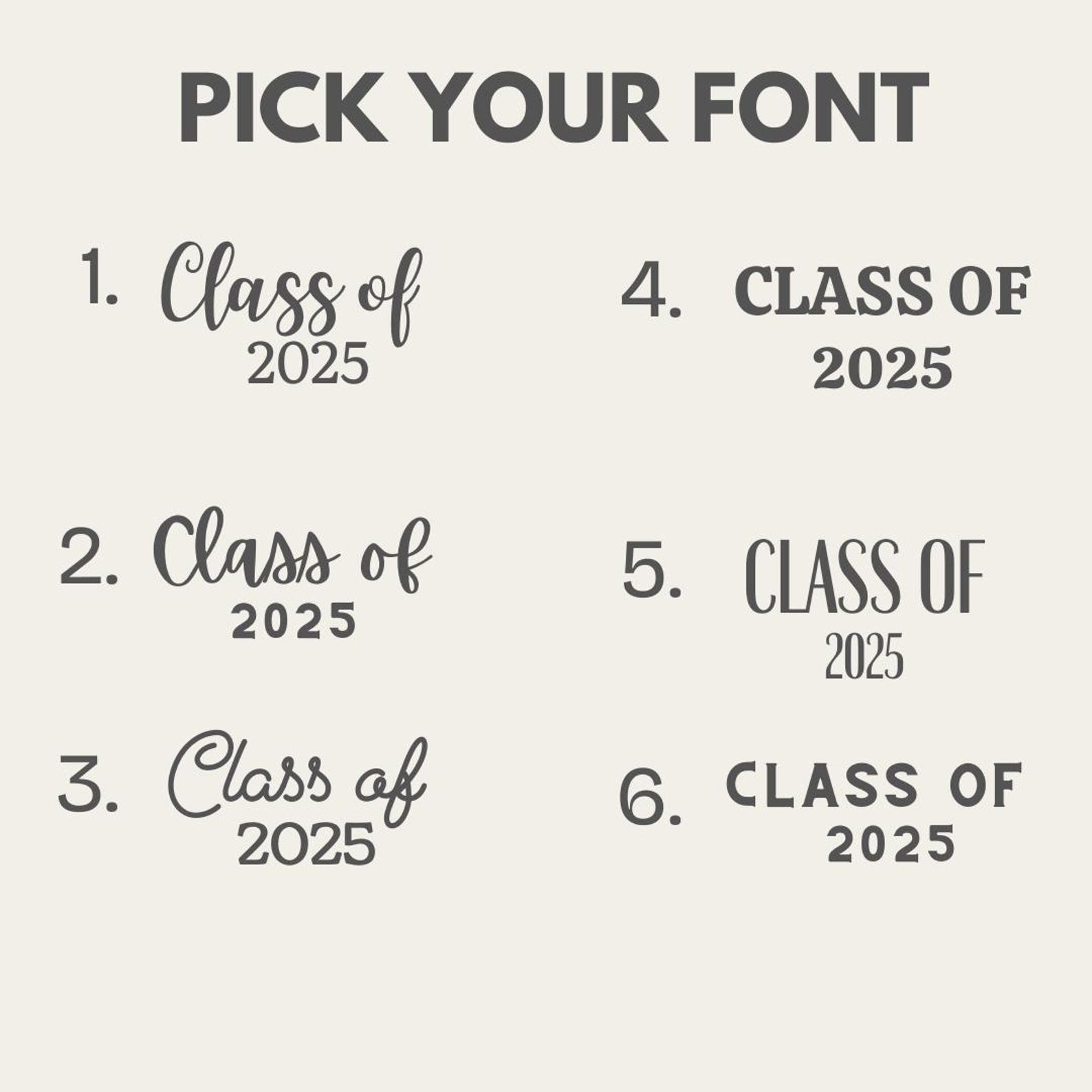Class of 2025 Graduation Decal: DIY Scrapbook Sticker - Etsy