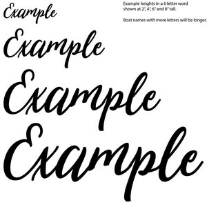 Custom Boat Name Vinyl Decal: Personalized Nautical Sticker - Etsy