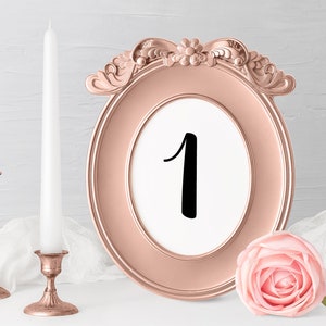 Wedding Table Number Decals, Wedding Number Stickers, Table Number ...