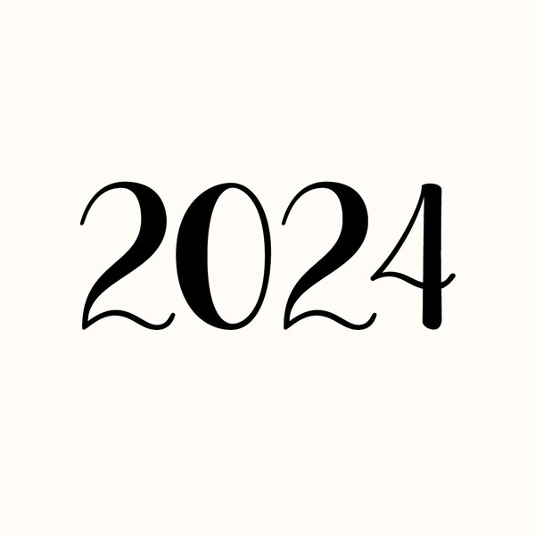 2024 Year Stickers - Etsy