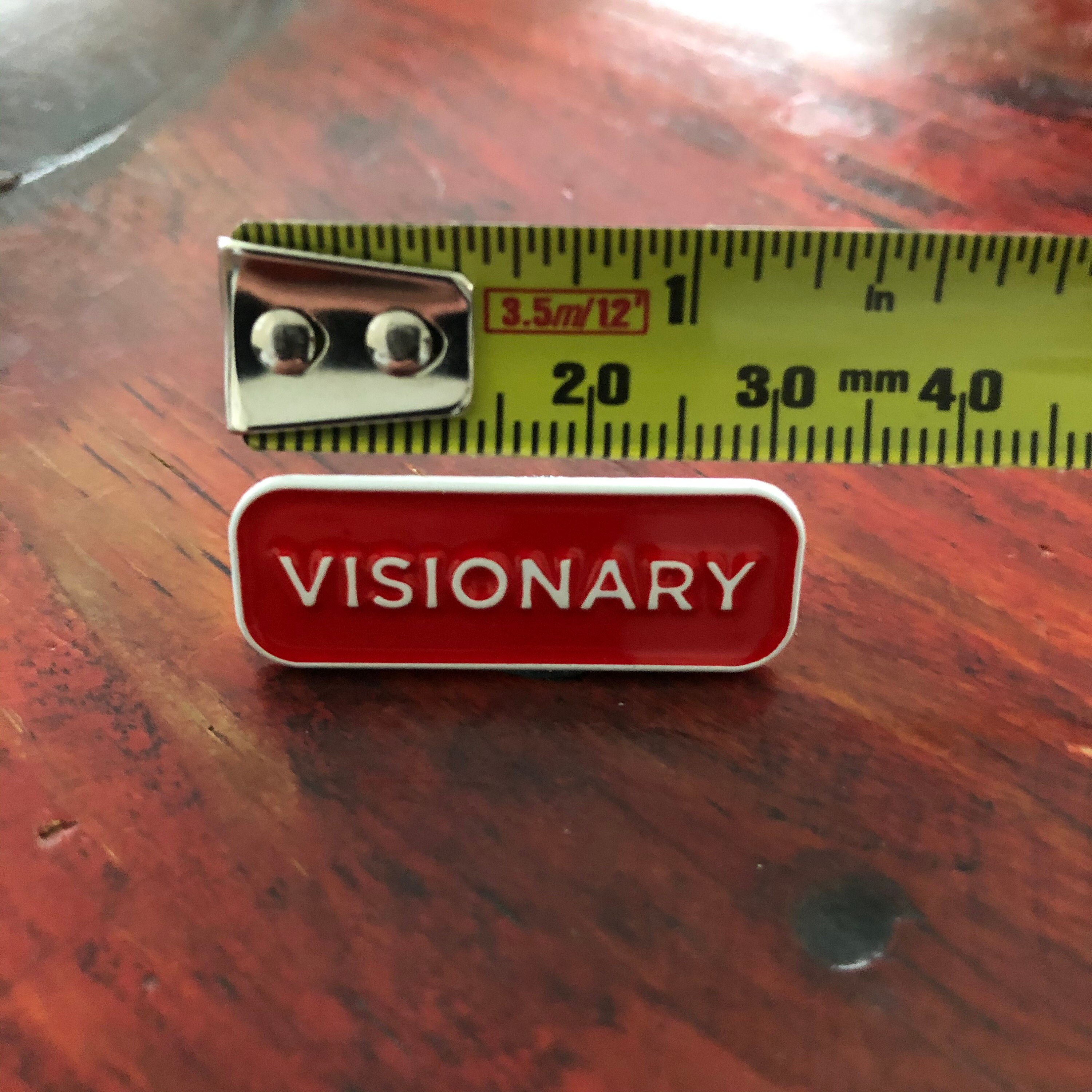 Buy VISIONARY Soft Enamel Pin Online in India - Etsy