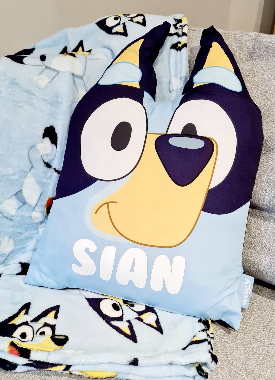 Bluey Cushion Personalised Custom Christmas Birthday Gift, Unisex ...