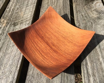 Square Wooden Bowl | Etsy