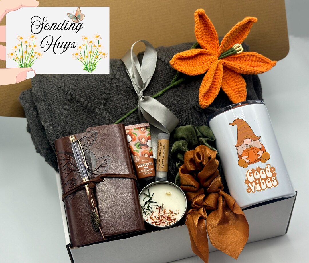 Cozy Fall Gift Set, Hygge Pumpkin Fall Gift Box, Spooky Season Gift ...