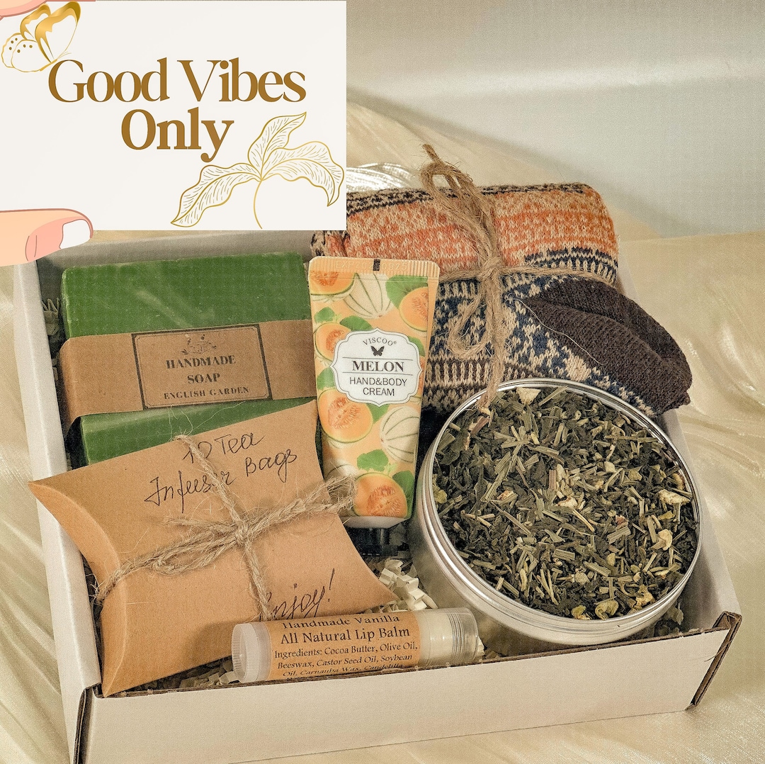 Stress Relief Gift, Tea Friendship Gift, Self Care Box for Women, Care ...