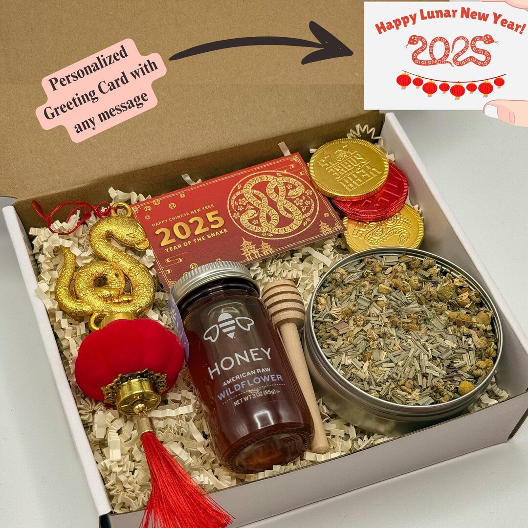 Lunar New Year Gift Box, 2025 Lunar Gift Idea, Lunar Box, Lunar New ...