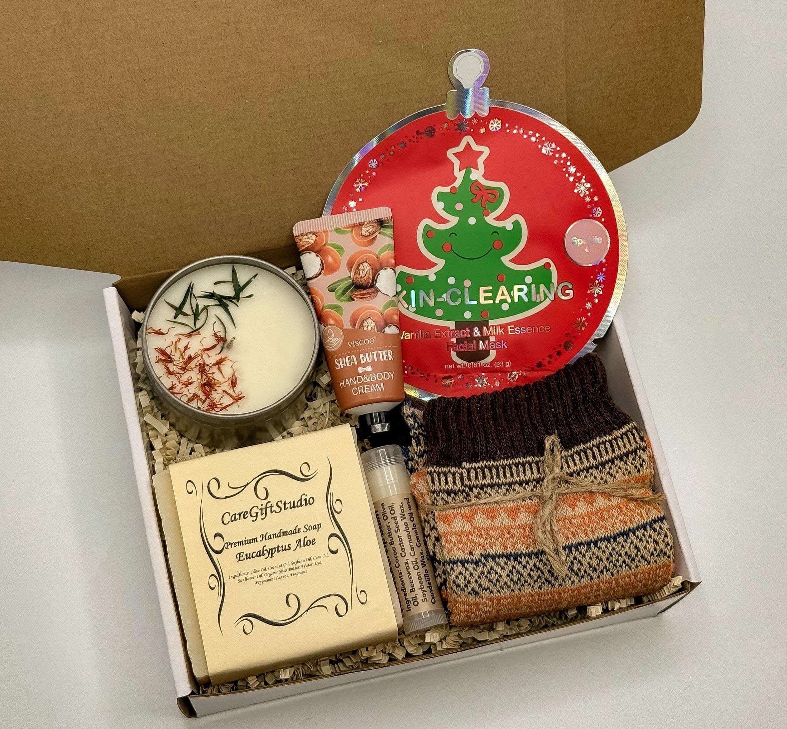 Self Care Christmas Gift Box, Holiday Gift Box, Christmas Gift Basket ...