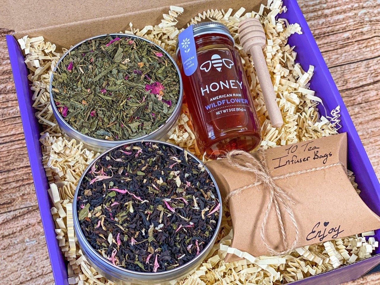 Organic Tea Gift Box Gift Box for Friend Feel Better Gift - Etsy