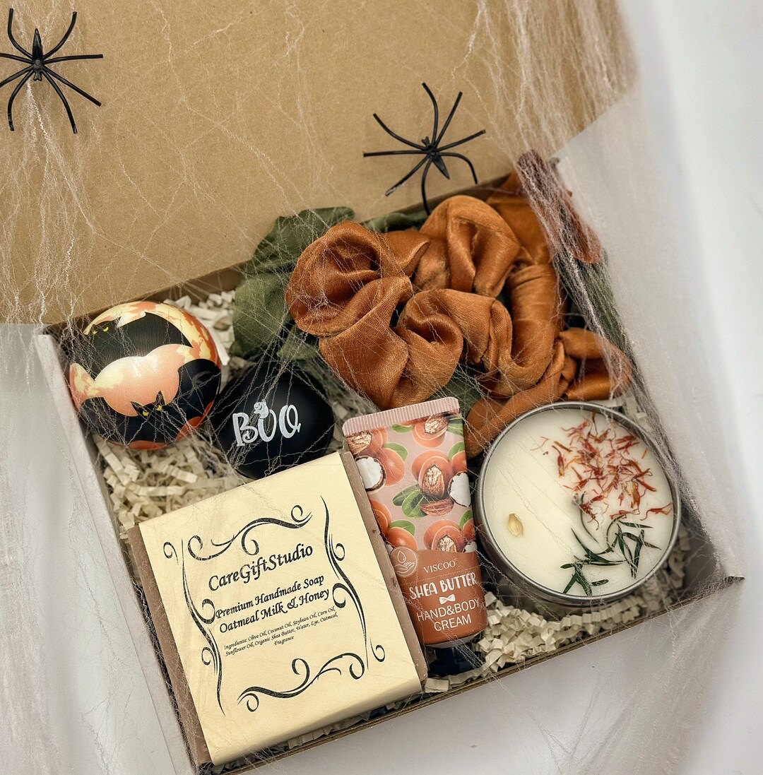 Spooky Halloween Gift Basket, Fall Care Package, Happy Halloween Boo ...