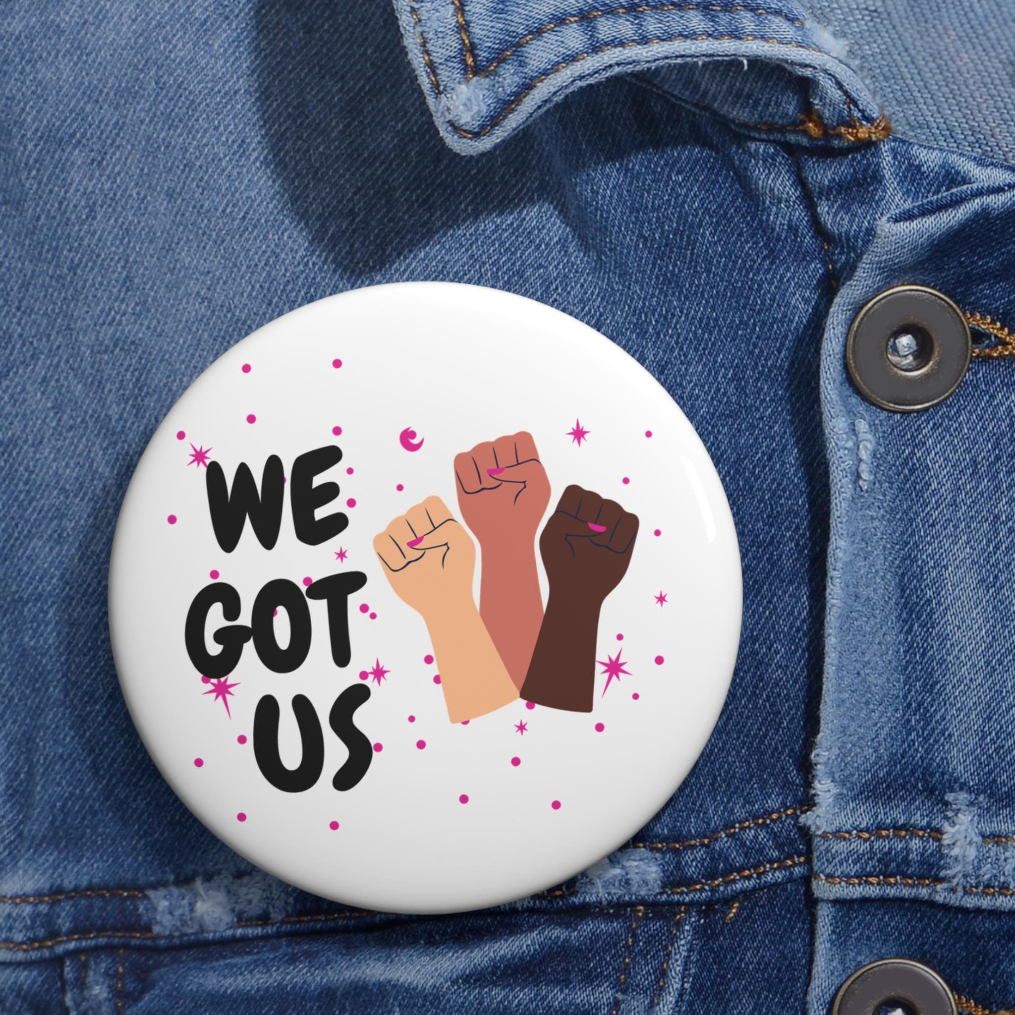 Feminist Pins, Women's Rights Buttons, Empowerment Badges, Female ...