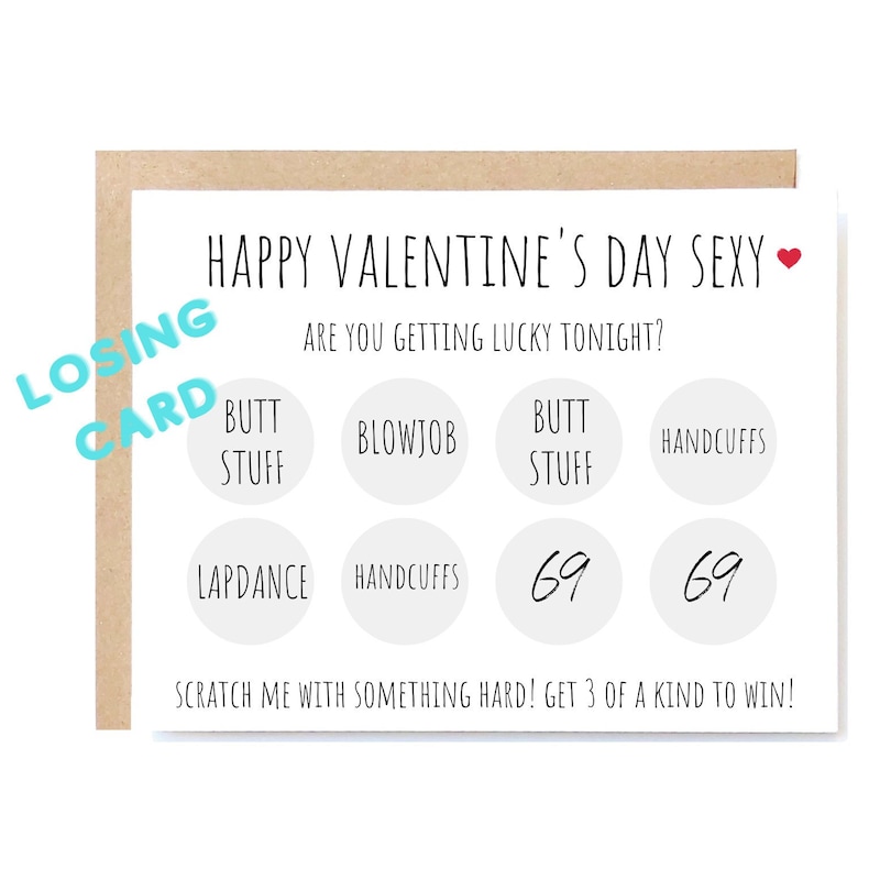 Sexy Valentine Card - Etsy
