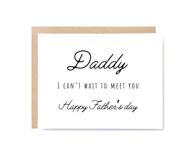 Fathers Day Card From Bump, Dad to Be Card, Card From the Bump, Daddy ...