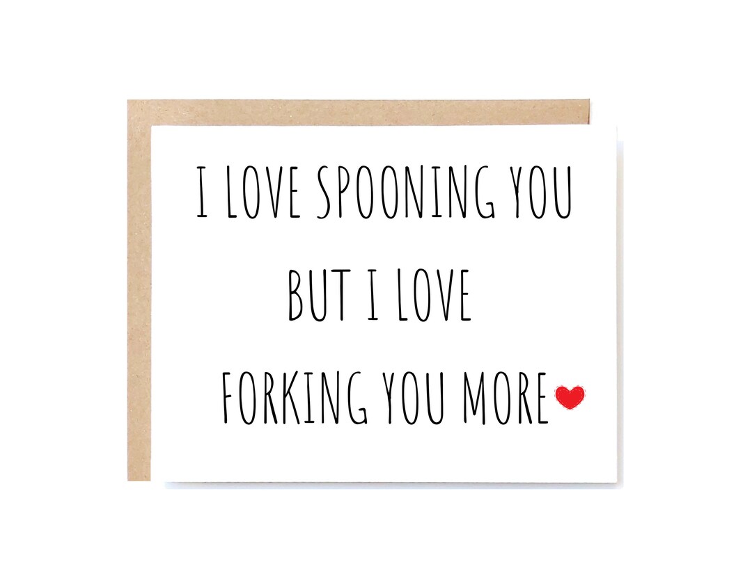 Spooning Card Husband Spooning Card Boyfriend Dirty Card Girlfriend ...