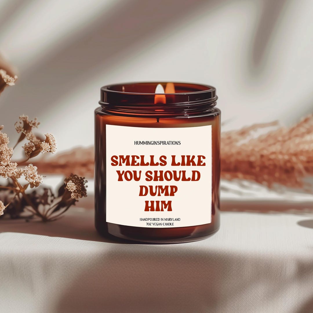 Smells Like You Should Dump Him Valentines Candle Lover Gift Funny ...