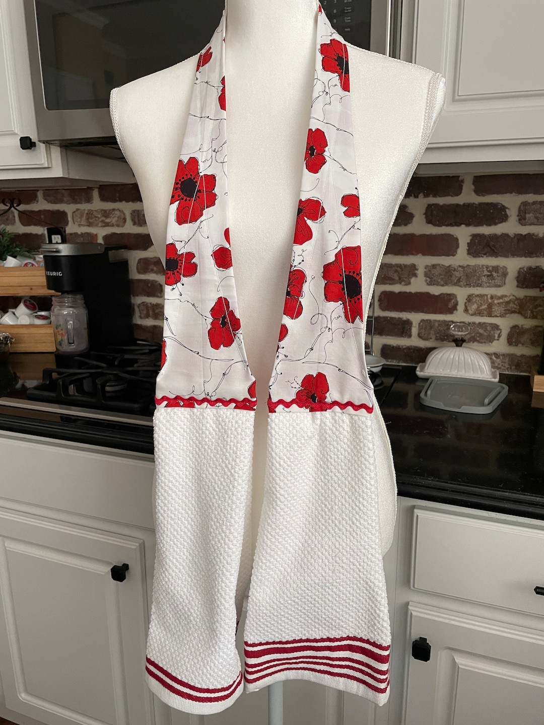 Towel Boa, Kitchen Towel Boa, Kitchen Towel Scarf, Kitchen Neck Towel ...