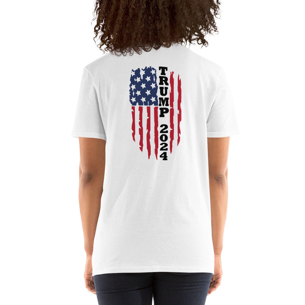 Trump 2024 Distressed American Flag Shirt Trump T-Shirt - Etsy México
