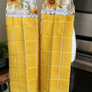 Towel Boa, Kitchen Towels, Yellow Daisy Towel Boa, Yellow Towel Boa ...