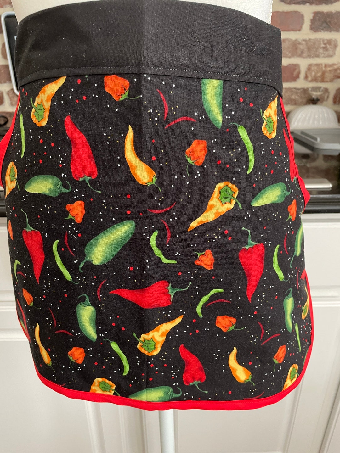 Half Apron, Vintage Peg Apron, Peg Apron, Ladies Apron, Apron With ...