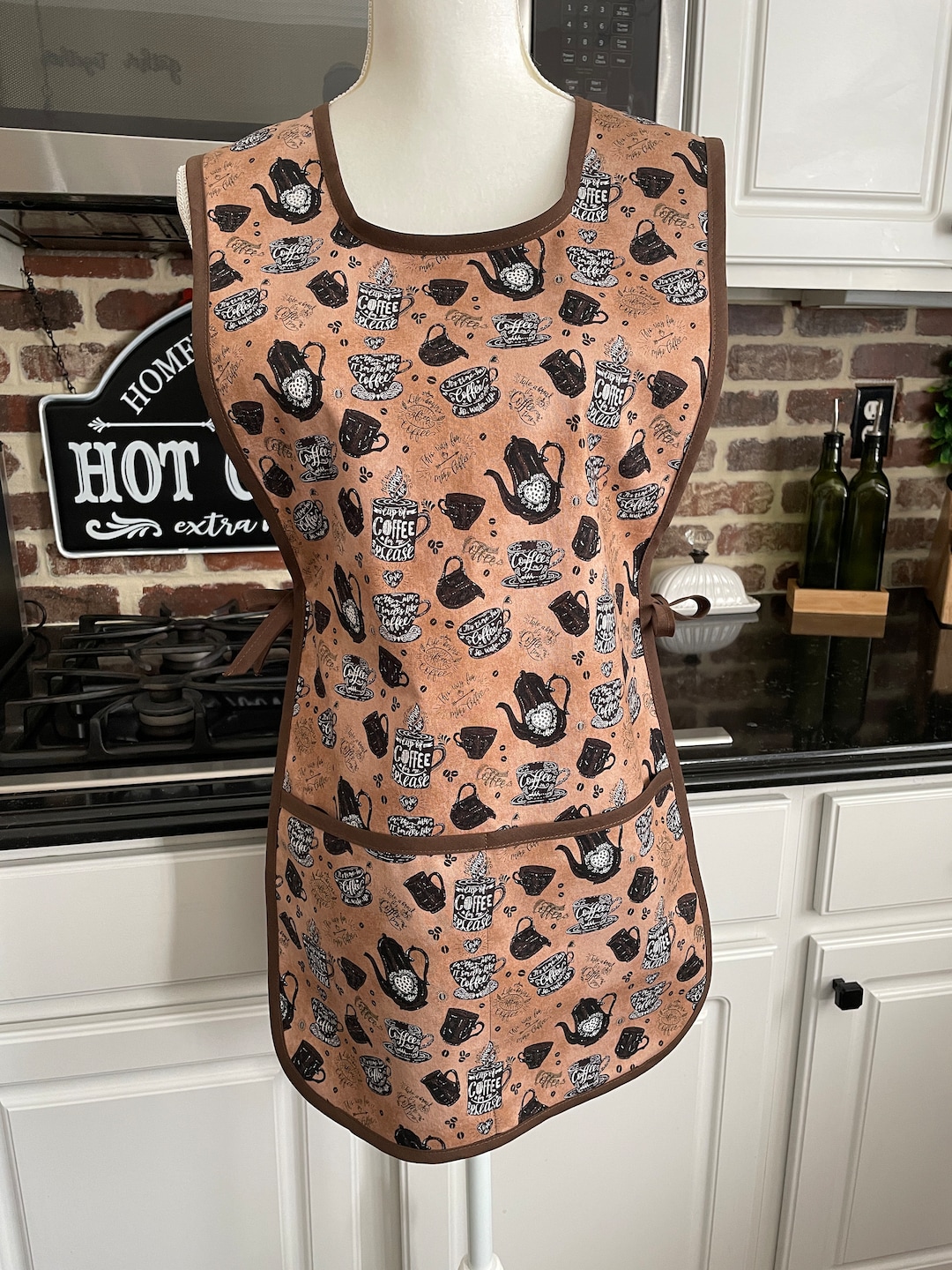 Vintage Apron, Retro 1950's Smock Apron, Handmade Ladies Apron ...