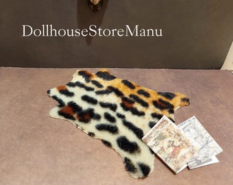 Faux Leopard Skin Rug - Etsy