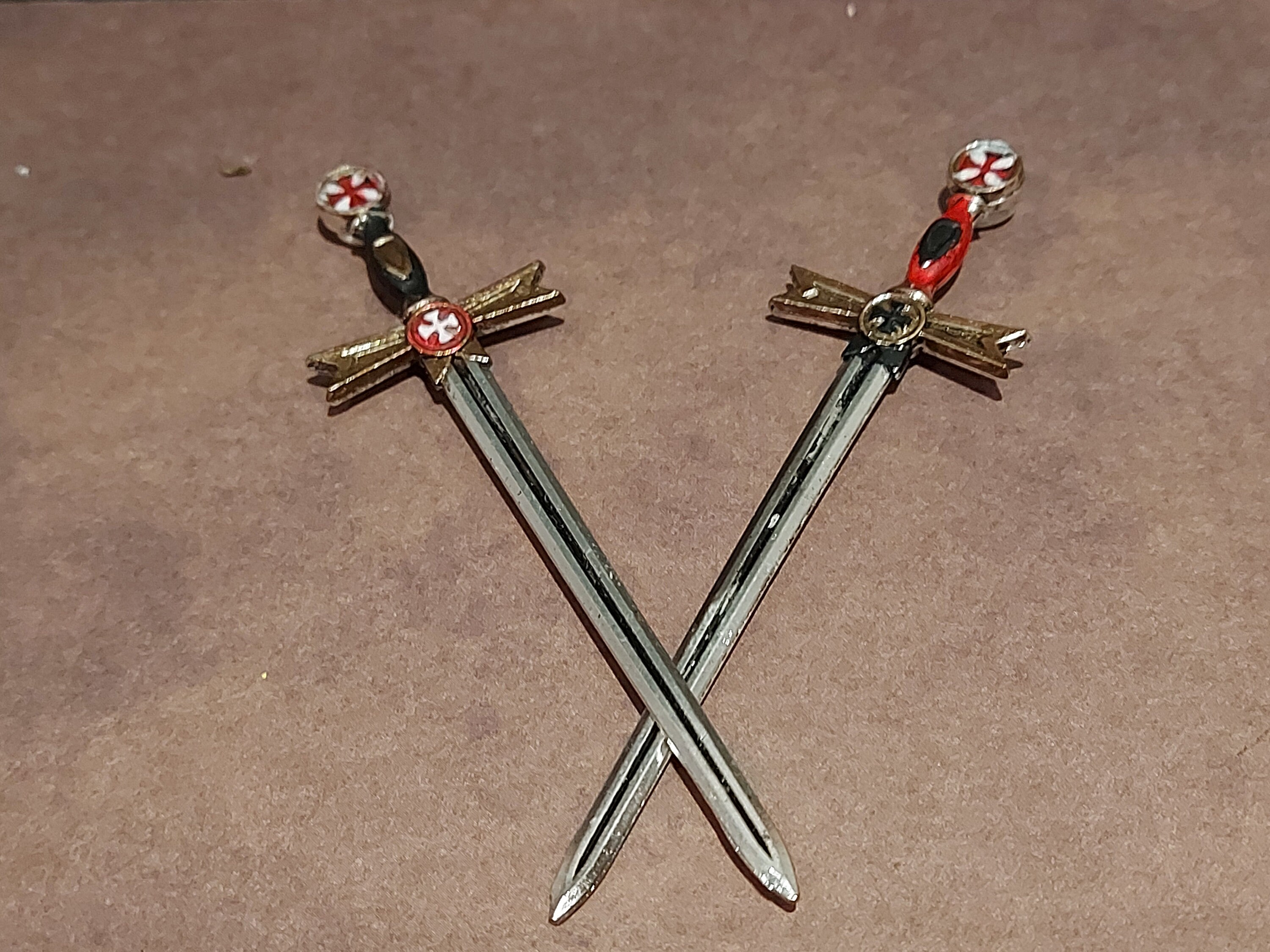 Dollhouse Medieval, Miniature Templar Sword, 1:12 Scale - Etsy