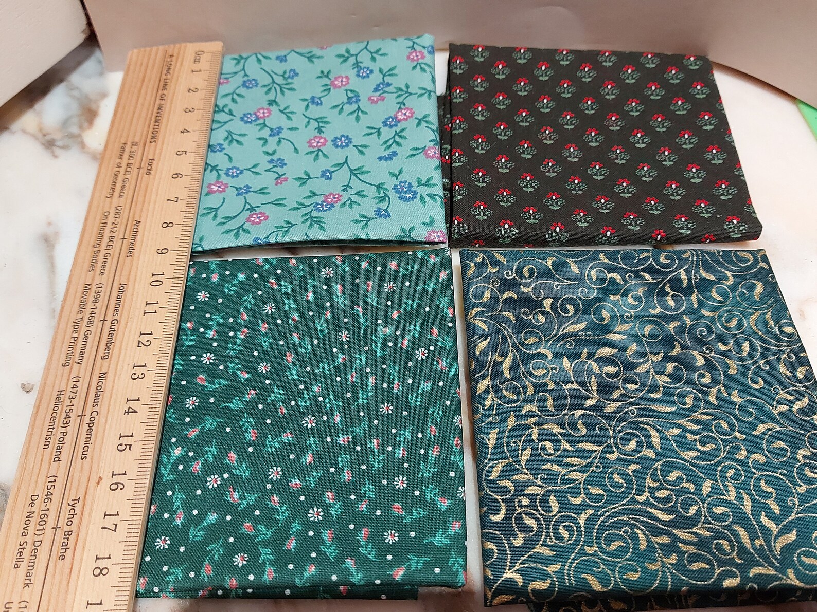 Dollhouse Fabric Print, Miniature Fabric Pillows/chair/bed, 1:12 Scale ...