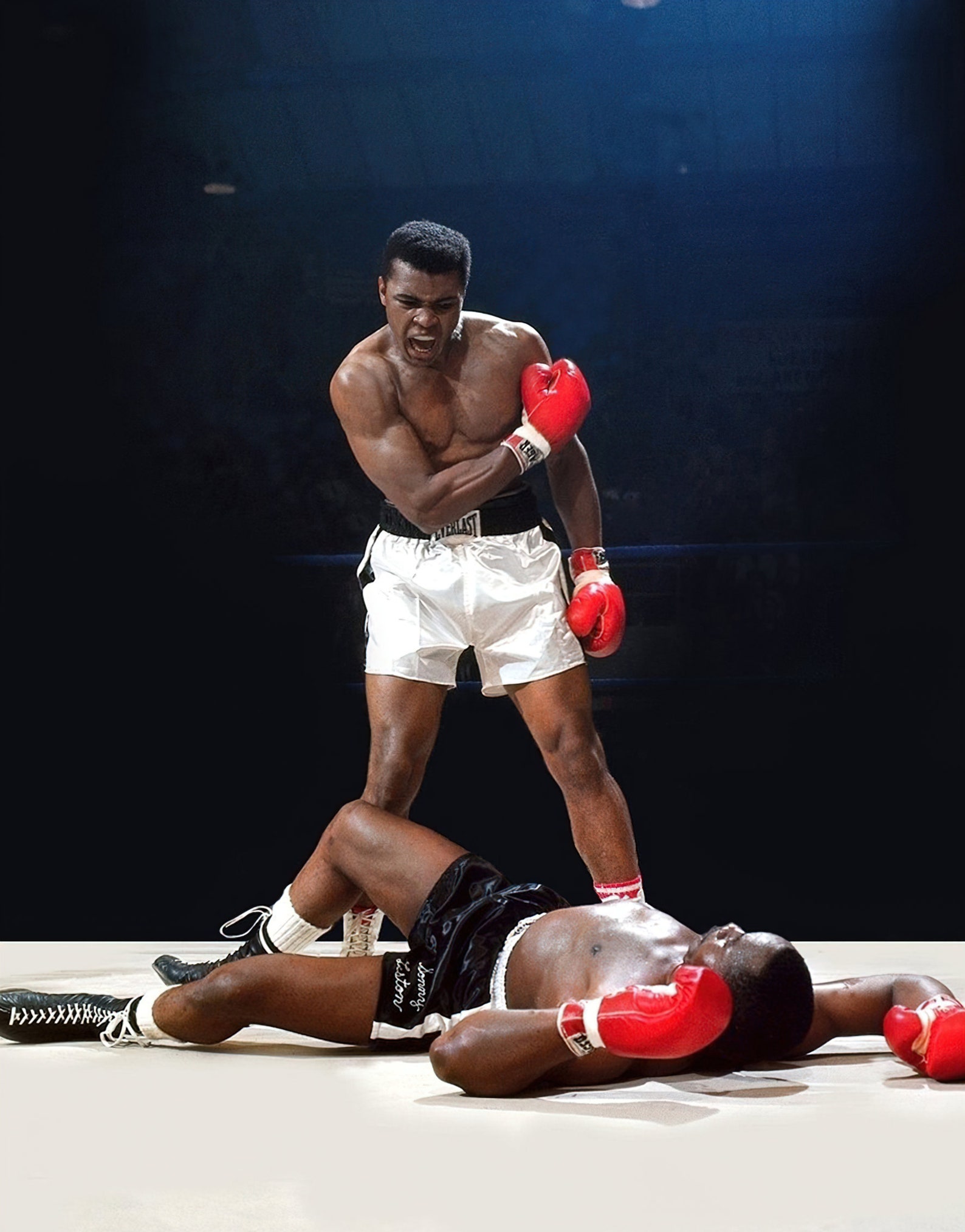 Muhammed Ali KO Poster Boxing Legend Liston Fight Wall Art | Etsy