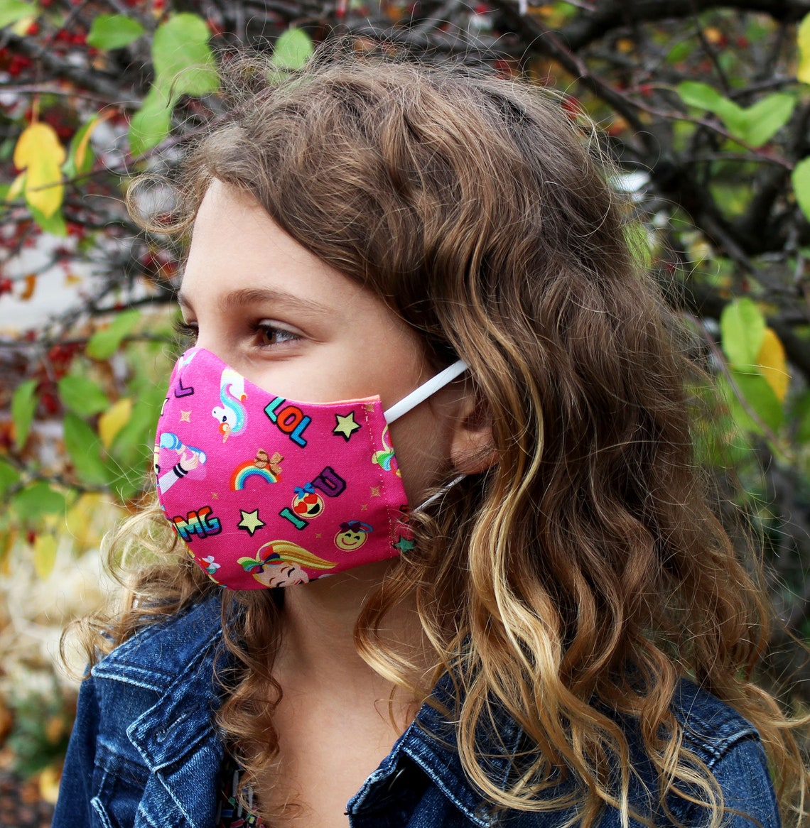 Jojo Siwa Face Mask Cute Pink Face Mask Cotton Mask - Etsy