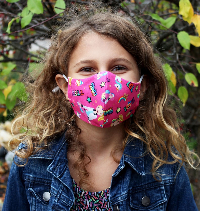 Jojo Siwa Face Mask Cute Pink Face Mask Cotton Mask - Etsy