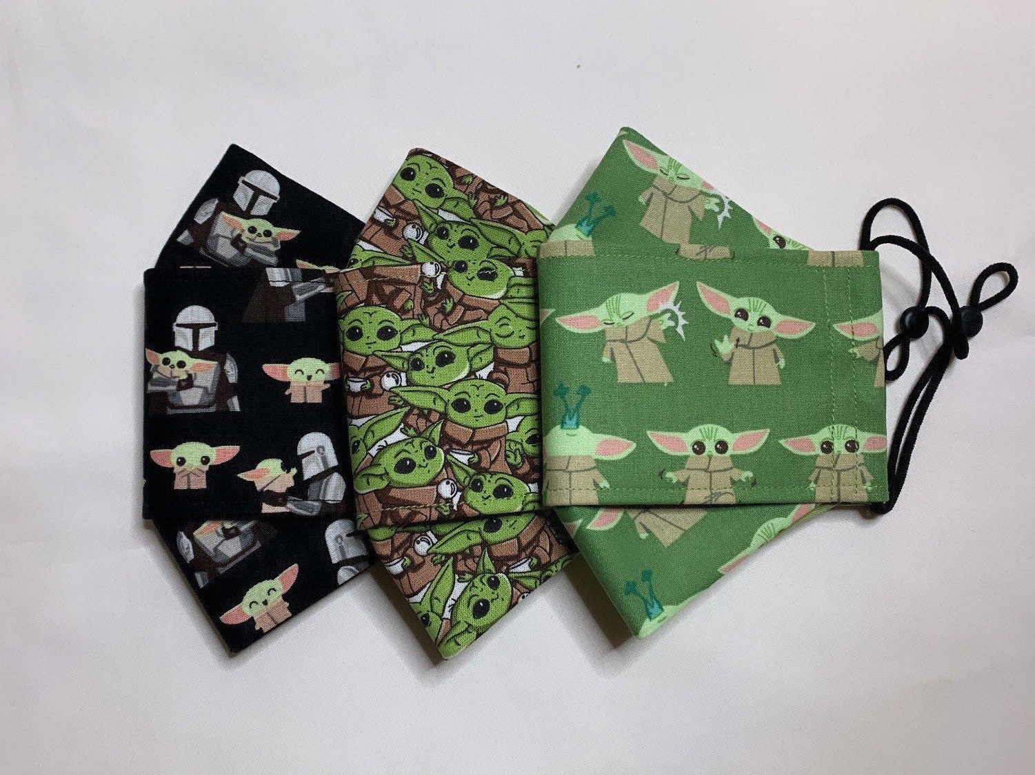 Grogu Prints 3D Masks 3 Layers origami - Etsy