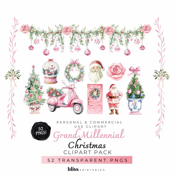 Xmas Clipart - Etsy