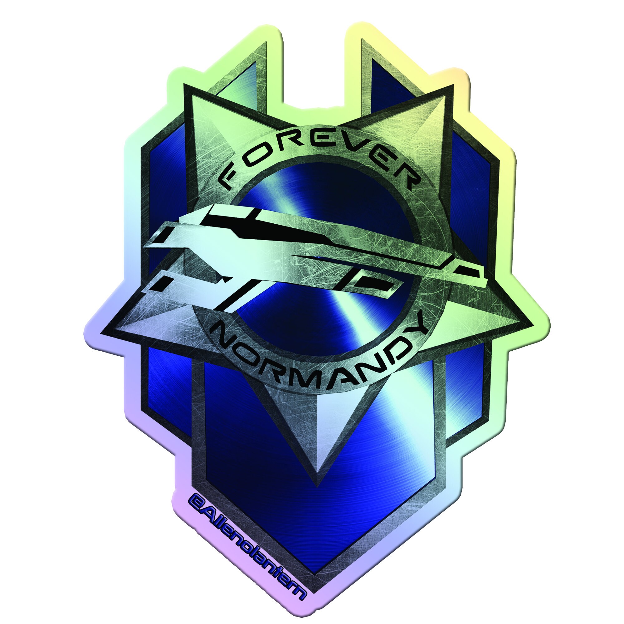 Forever Normandy Holographic Sticker | Etsy