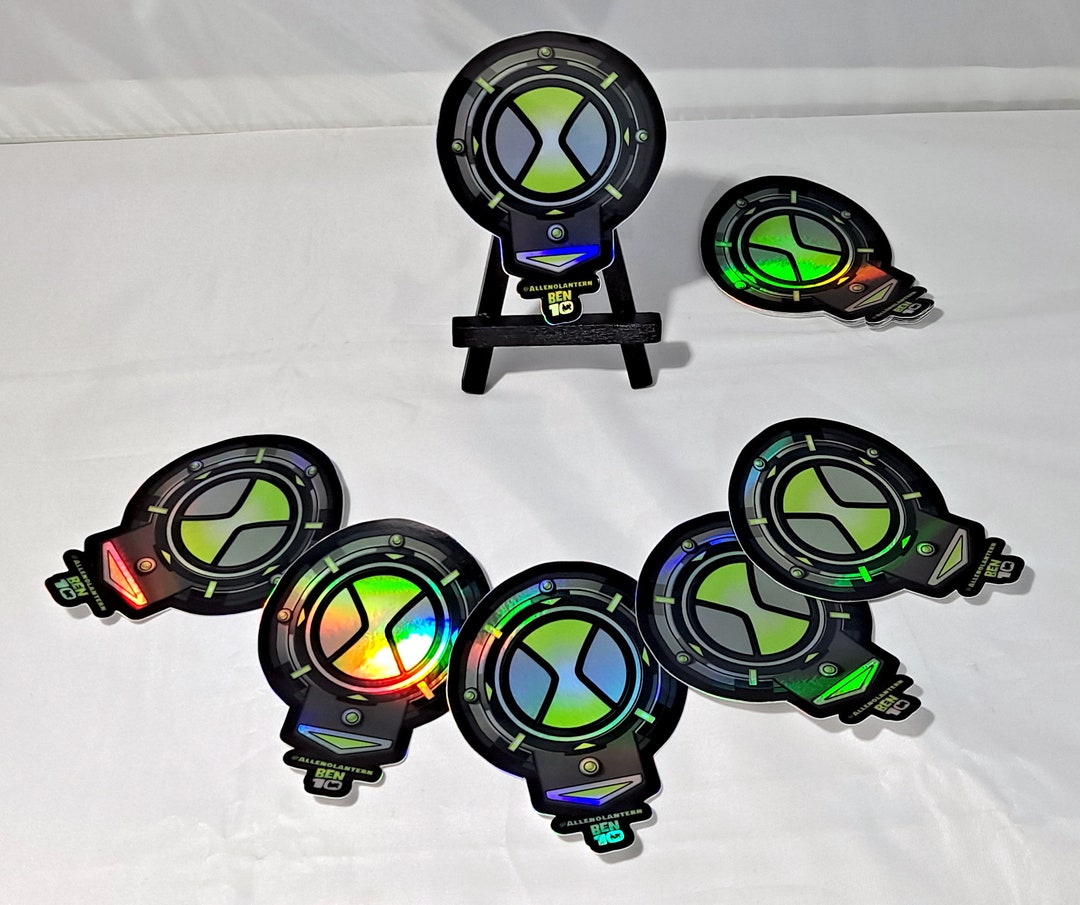Ben 10 Omnitrix Holographic Sticker - Etsy
