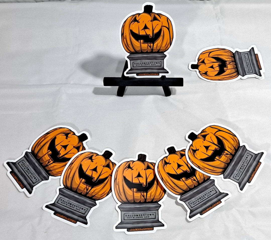 Halloweentown Statue Sticker - Etsy