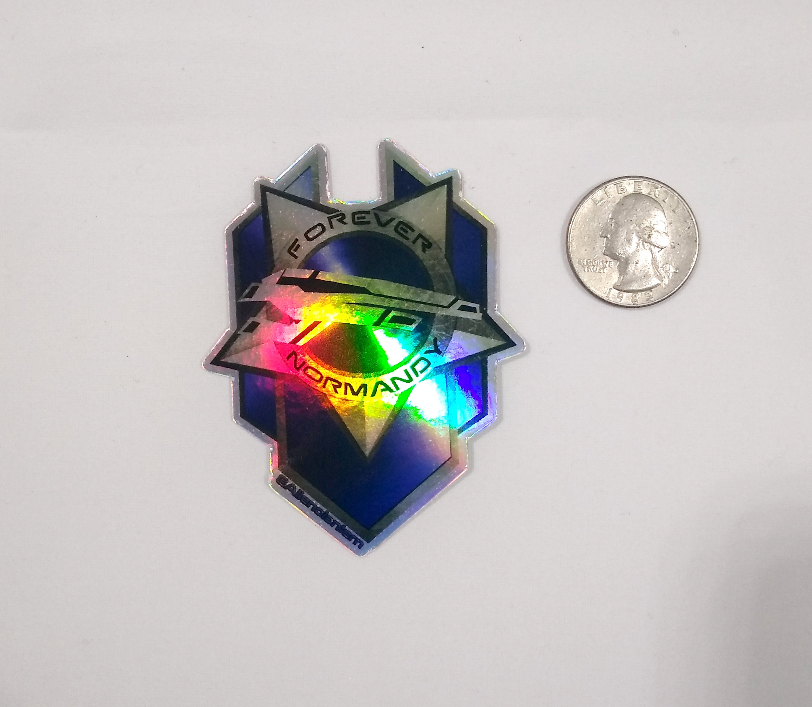 Forever Normandy Holographic Sticker | Etsy