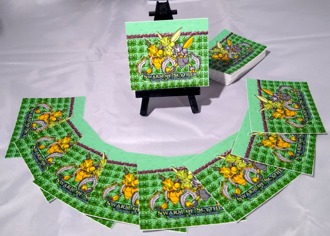 Swarm of Scyther Vinyl Sticker - Etsy