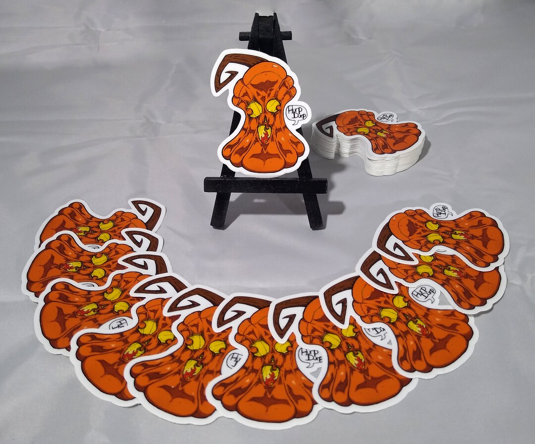 Hurp Durp O' Lantern Vinyl Sticker - Etsy
