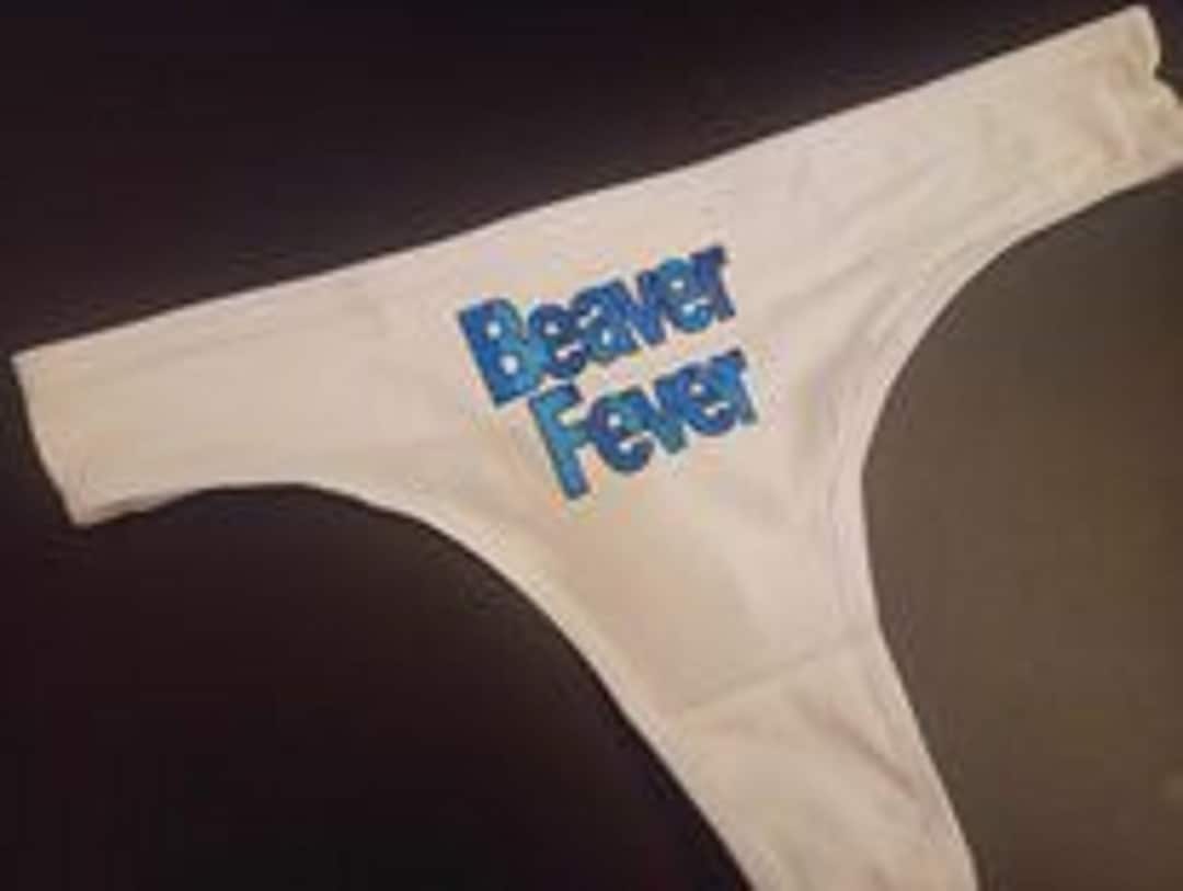 Beaver Fever Panties Funny Underwear Gag Bachelorette T Etsy 4232