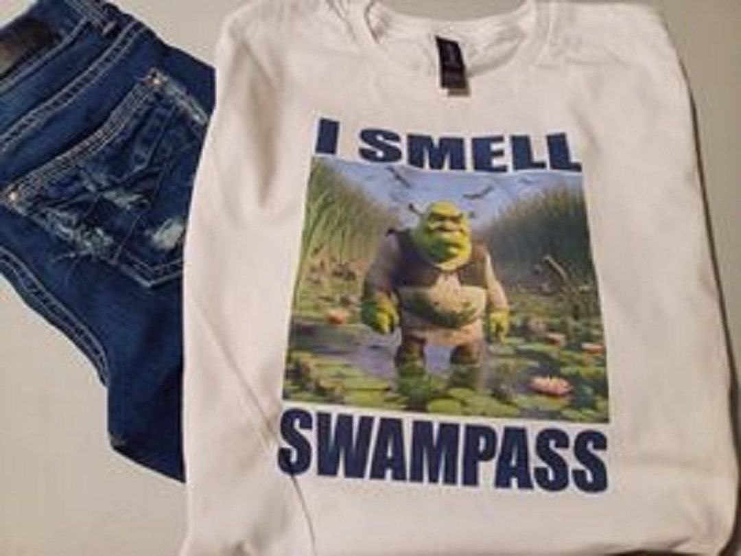 Shrek I Smell Swampass Funny Graphic T-shirt - Etsy