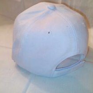 LA Los Angeles Rhinestone Custom Made by Hand White Ballcap Hat Cap ...