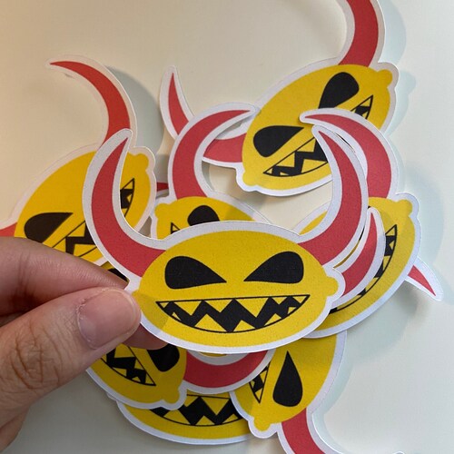Lemon Demon Inspired Stickers - Etsy