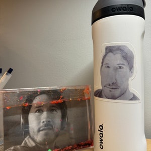 Markiplier Silly Long Face Meme Sticker - Handmade Waterproof Vinyl - Etsy