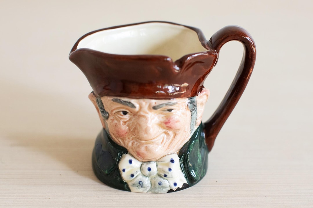 Royal Doulton Old Charley Toby Jug / Small Pitcher Creamer / D5527 Made ...
