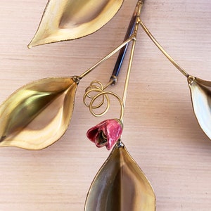 Winifred Cole RARE Extra-large Brass Mid-century Wall Sculpture / Brass ...