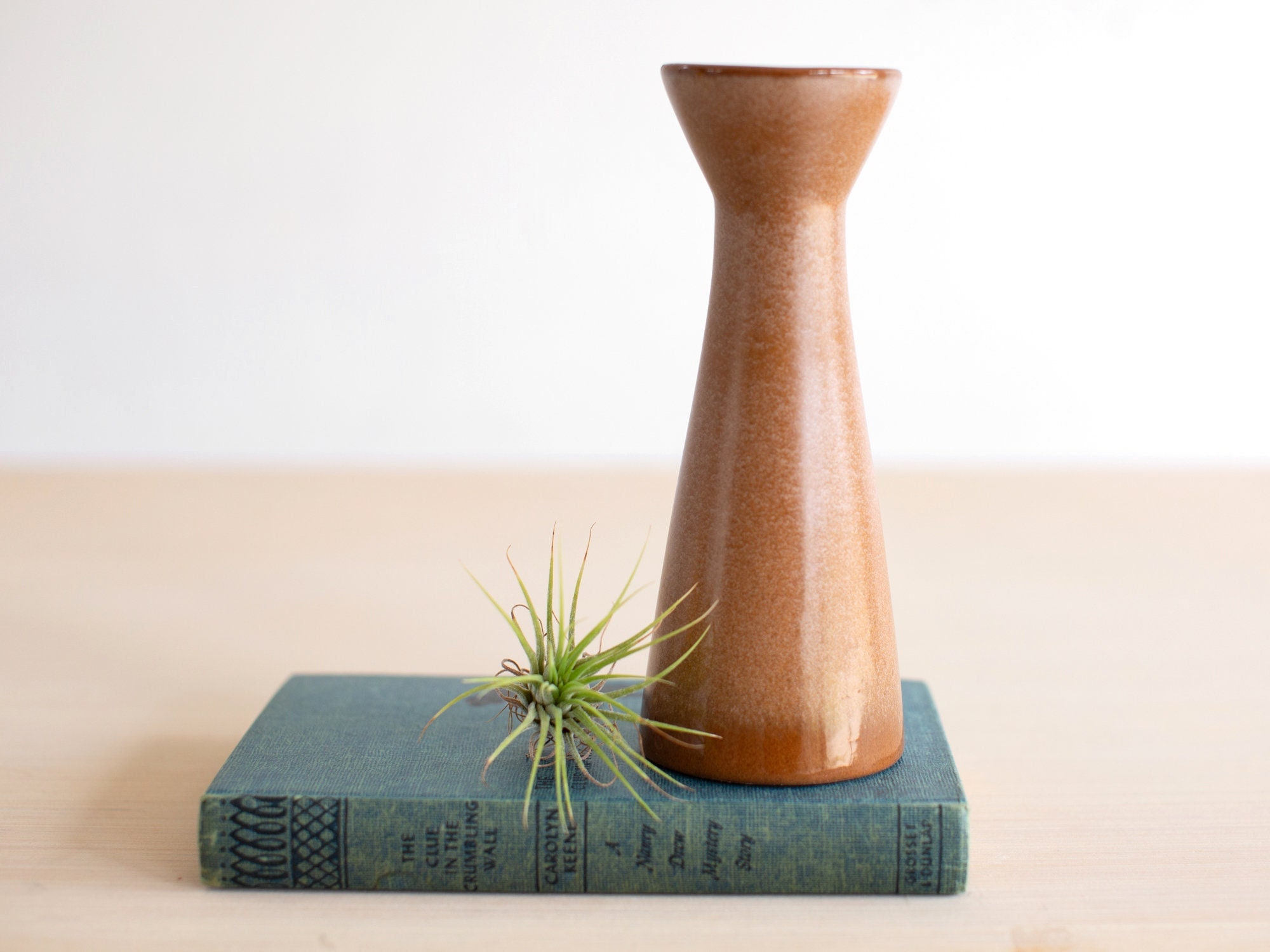 Vintage Frankoma Pottery 28 Vase / Warm Brown Bud Vase - Etsy