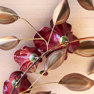 Winifred Cole RARE Extra-large Brass Mid-century Wall Sculpture / Brass ...