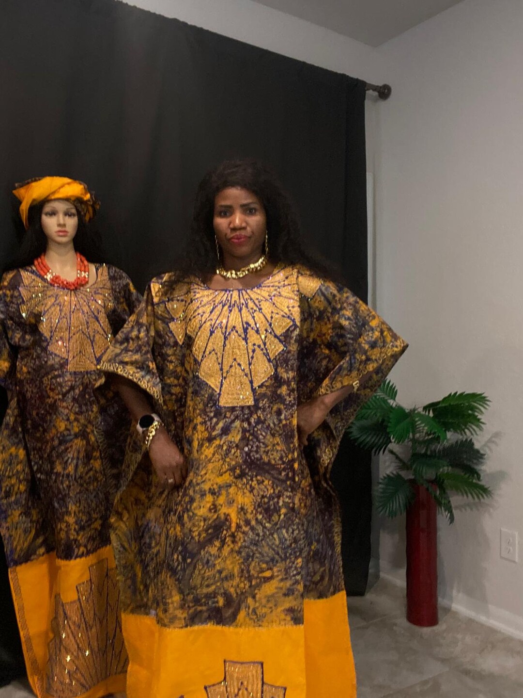 Boubou Kanpala Fabric for Women - Etsy