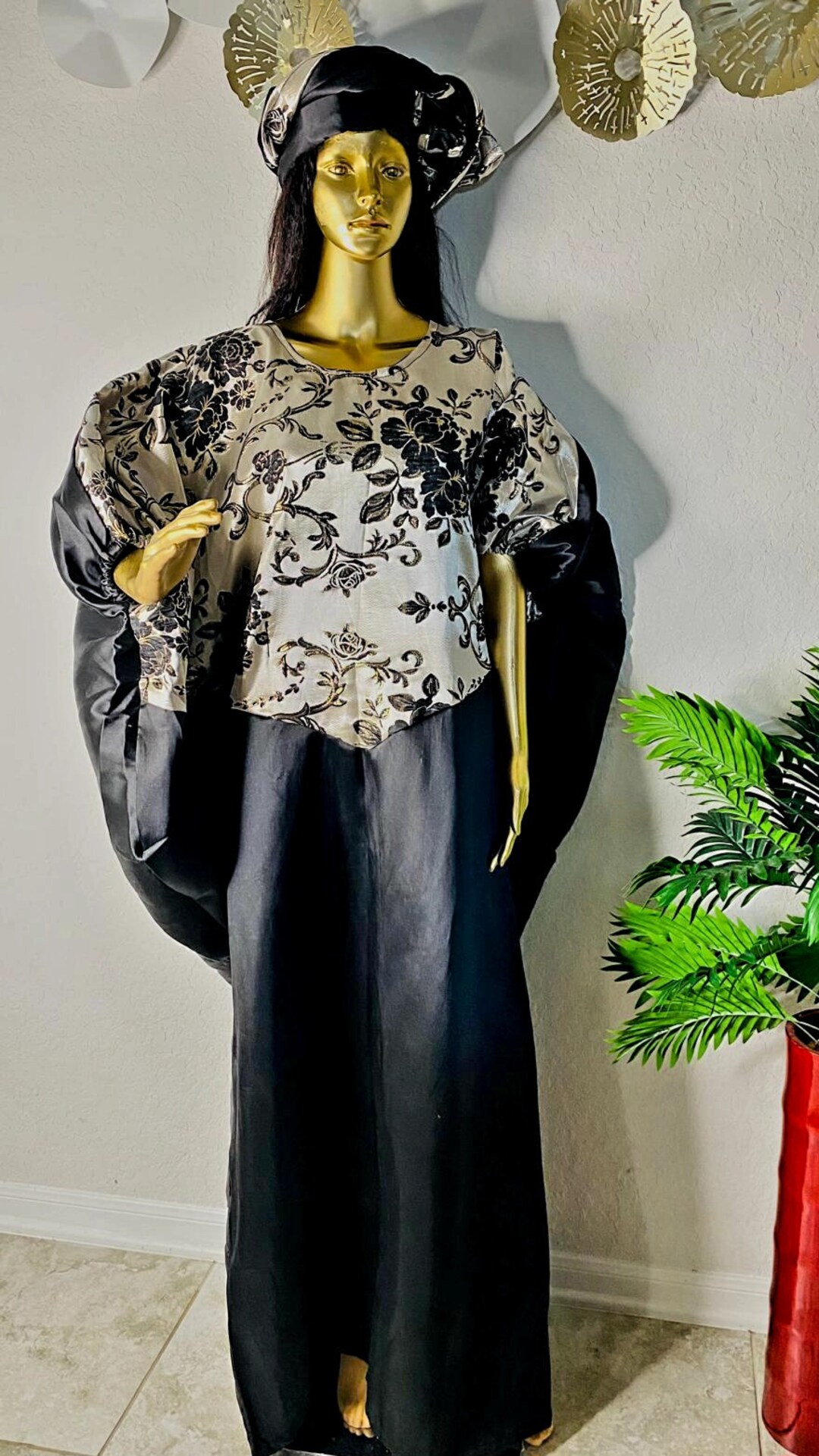 Buobou Dress With Damask Design and Quanlity Mikado Fabric Dress for ...