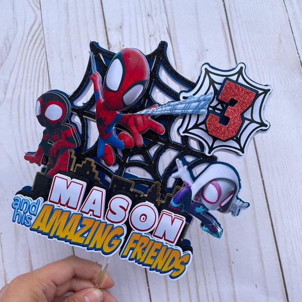Spidey Cake Topper - Etsy