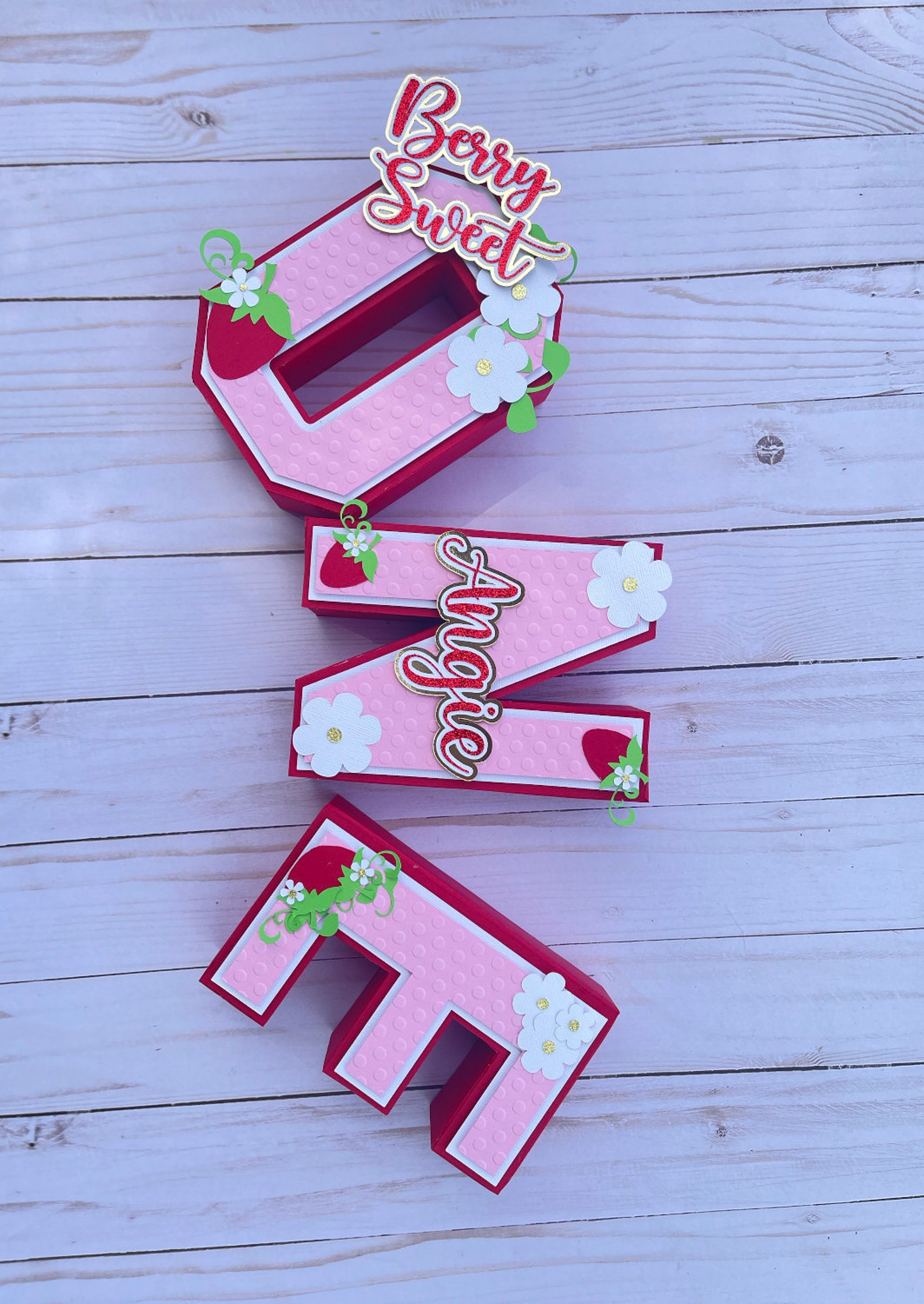 Berry Sweet One Birthday Berry Sweet One Cake Topper Berry - Etsy